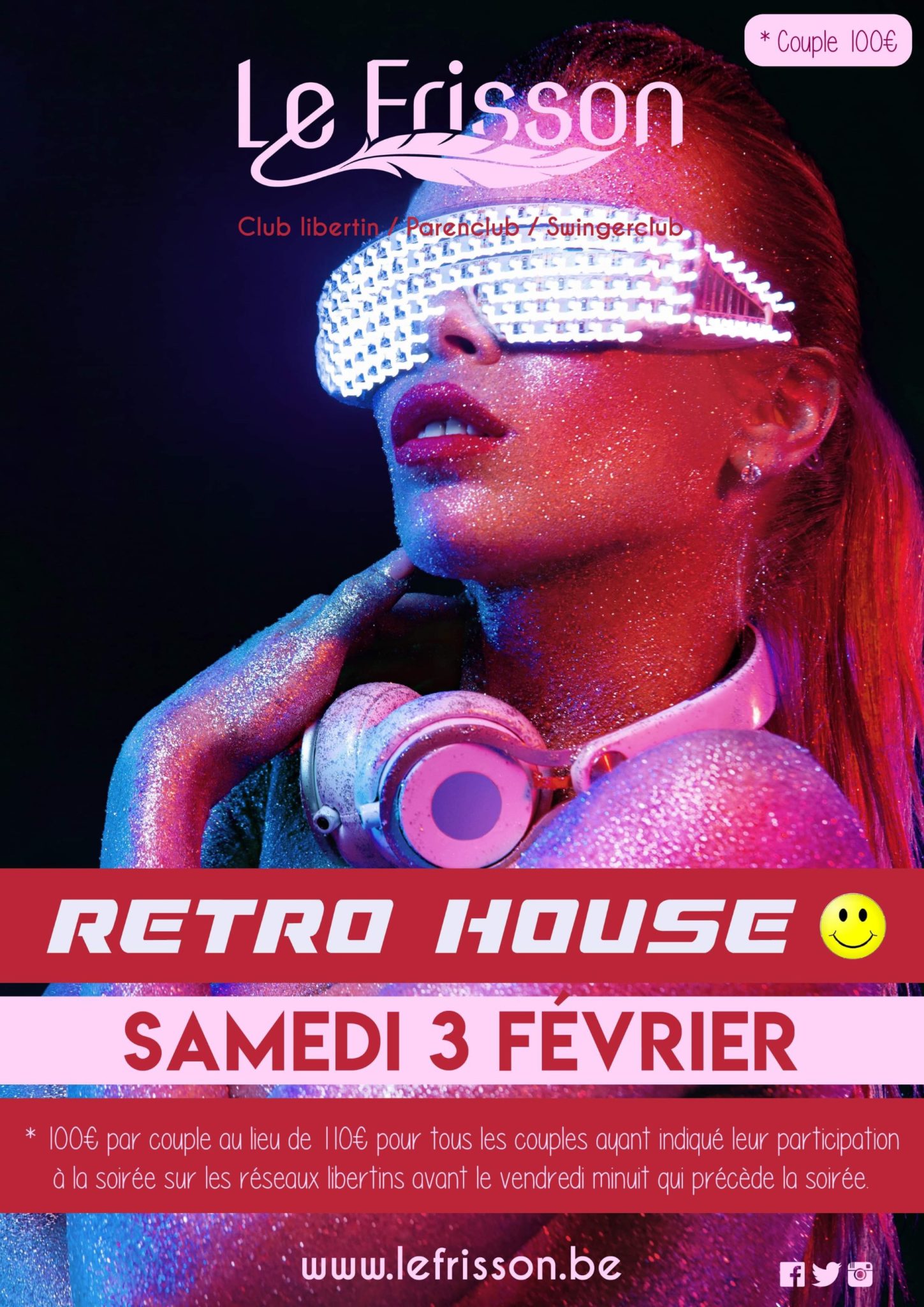 Sam 03 Fév : Retro House - Le Frisson